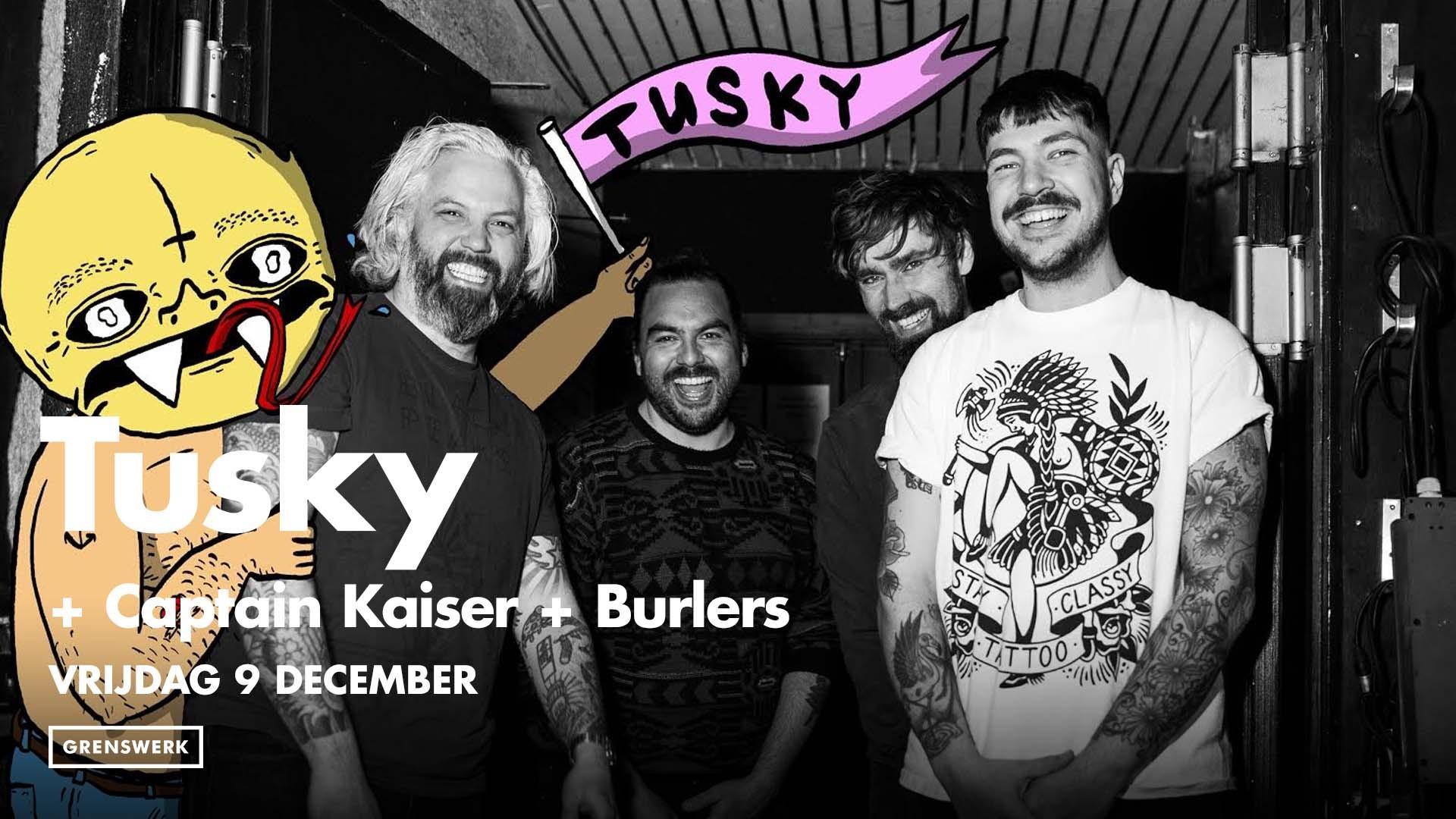 WINACTIE: 2×2 kaarten voor Tusky, Captain Kaiser en Burlers op 9 ...